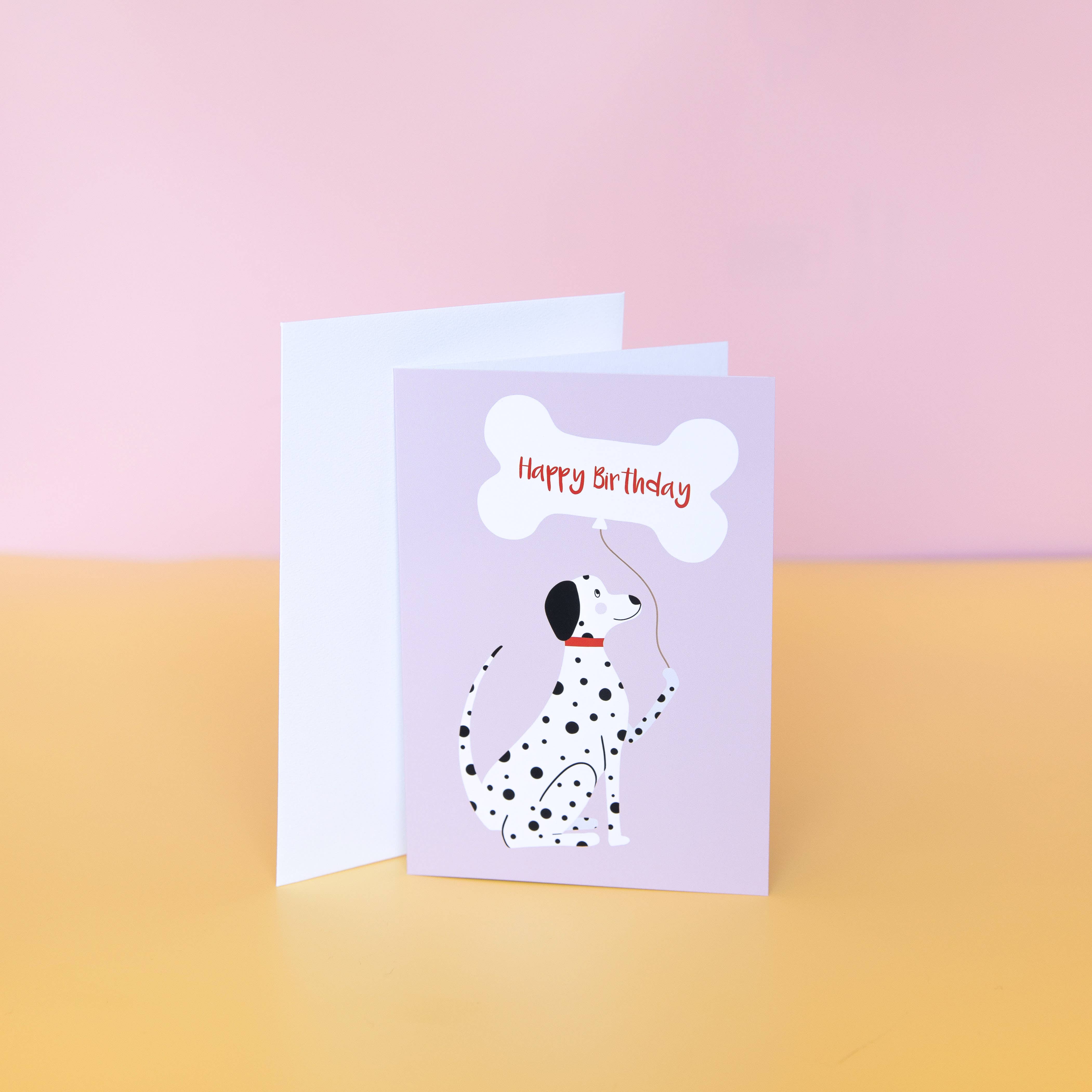 Dalmatian Happy Birthday Card – Homebodii AU